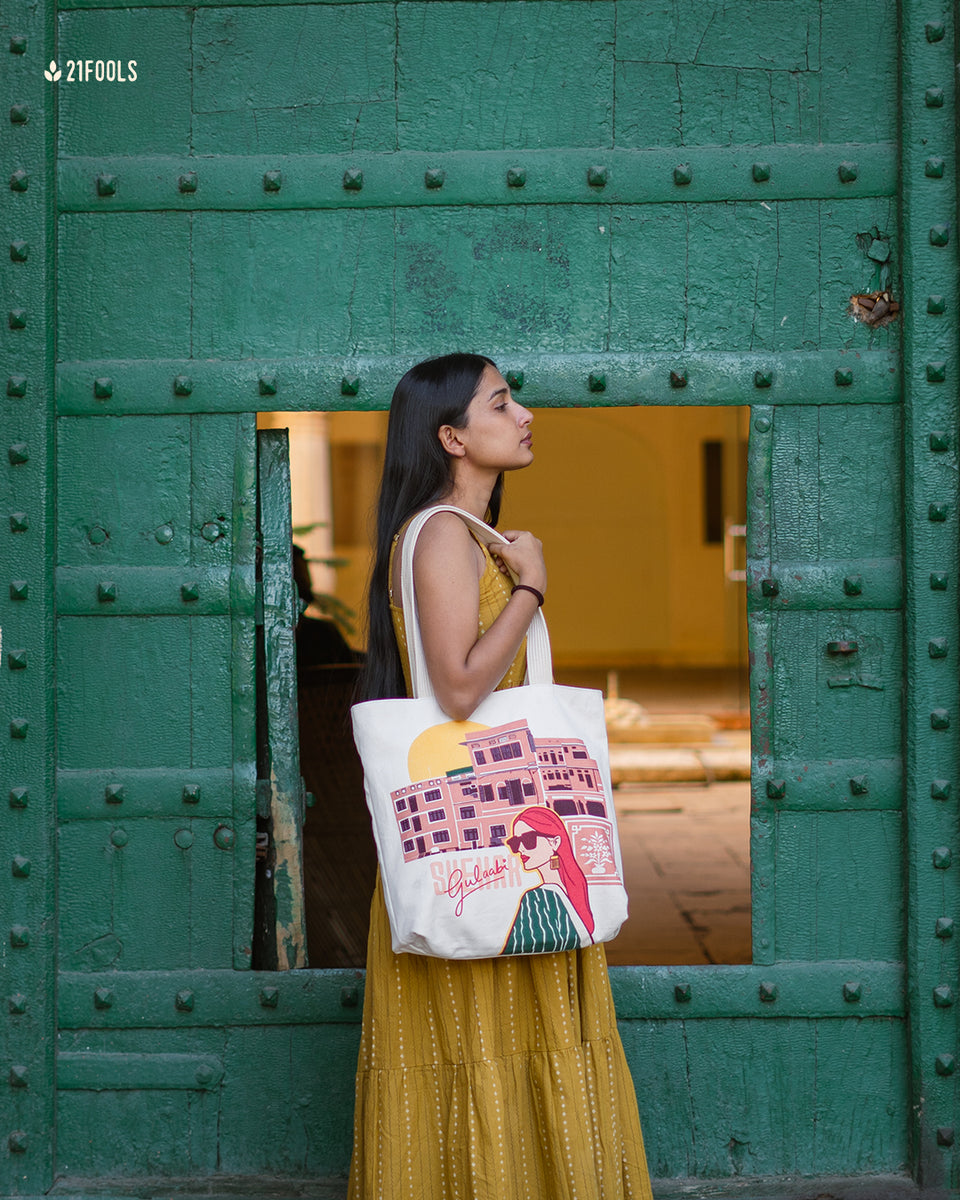 Jaipur Tote - Sheher Gulabi – 21 Fools
